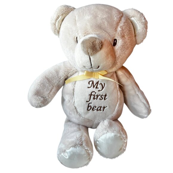 Kellytoy | Toys | Kellybaby My First Teddy Bear Plush Cream Beige ...